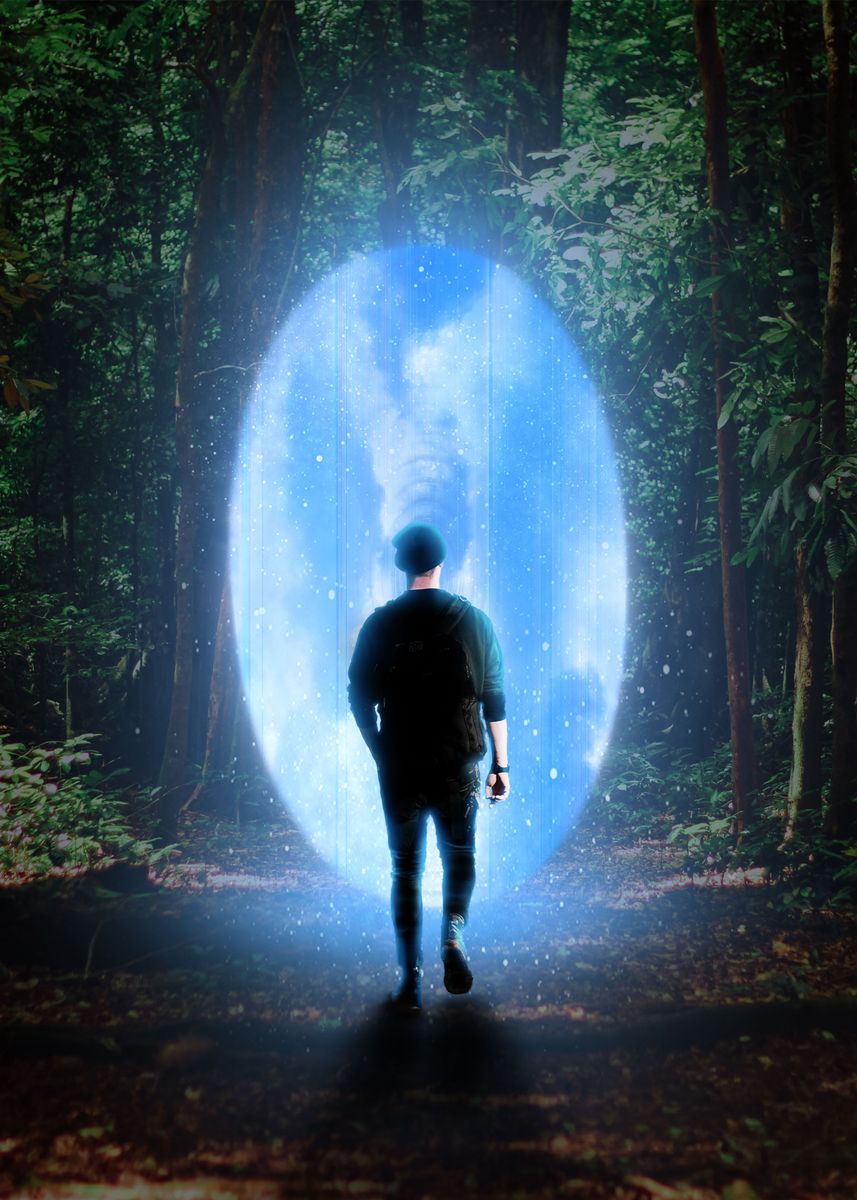 'Portal' Poster, picture, metal print, paint by Jackson Lester | Displate