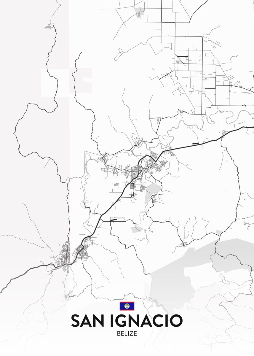 'San Ignacio BZ' Poster, picture, metal print, paint by IMR Designs ...