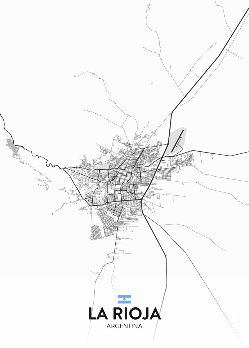 'La Rioja AR' Poster, picture, metal print, paint by IMR Designs | Displate