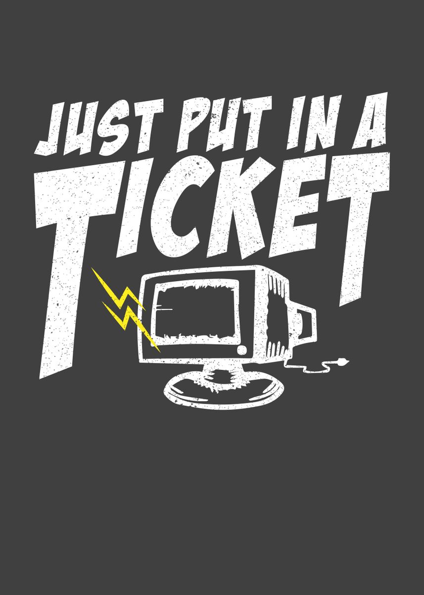 'Information Technology IT' Poster, picture, metal print, paint by ...