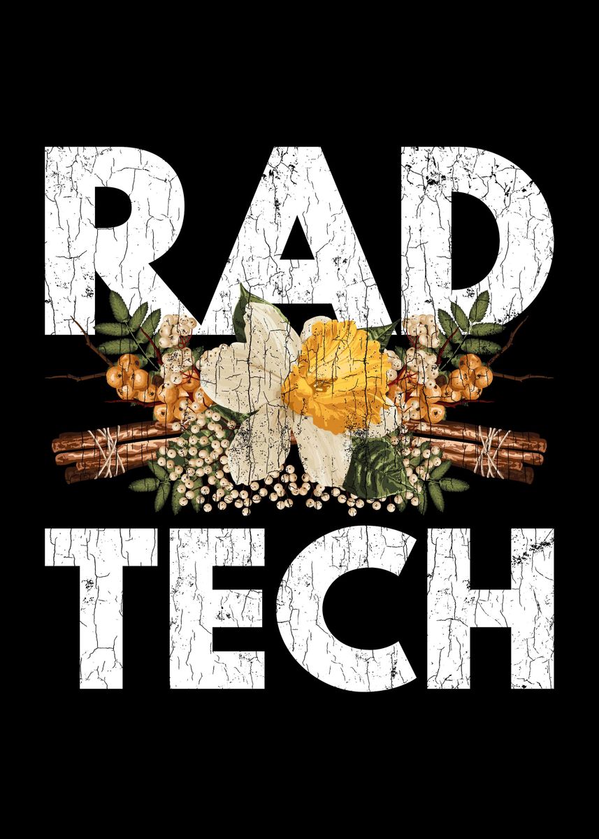 'Rad Tech Apparel Radiologi' Poster, picture, metal print, paint by ...