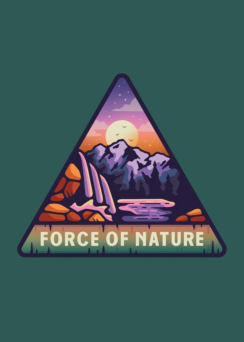 'Force of Nature' Poster, picture, metal print, paint by AL Picaso ...