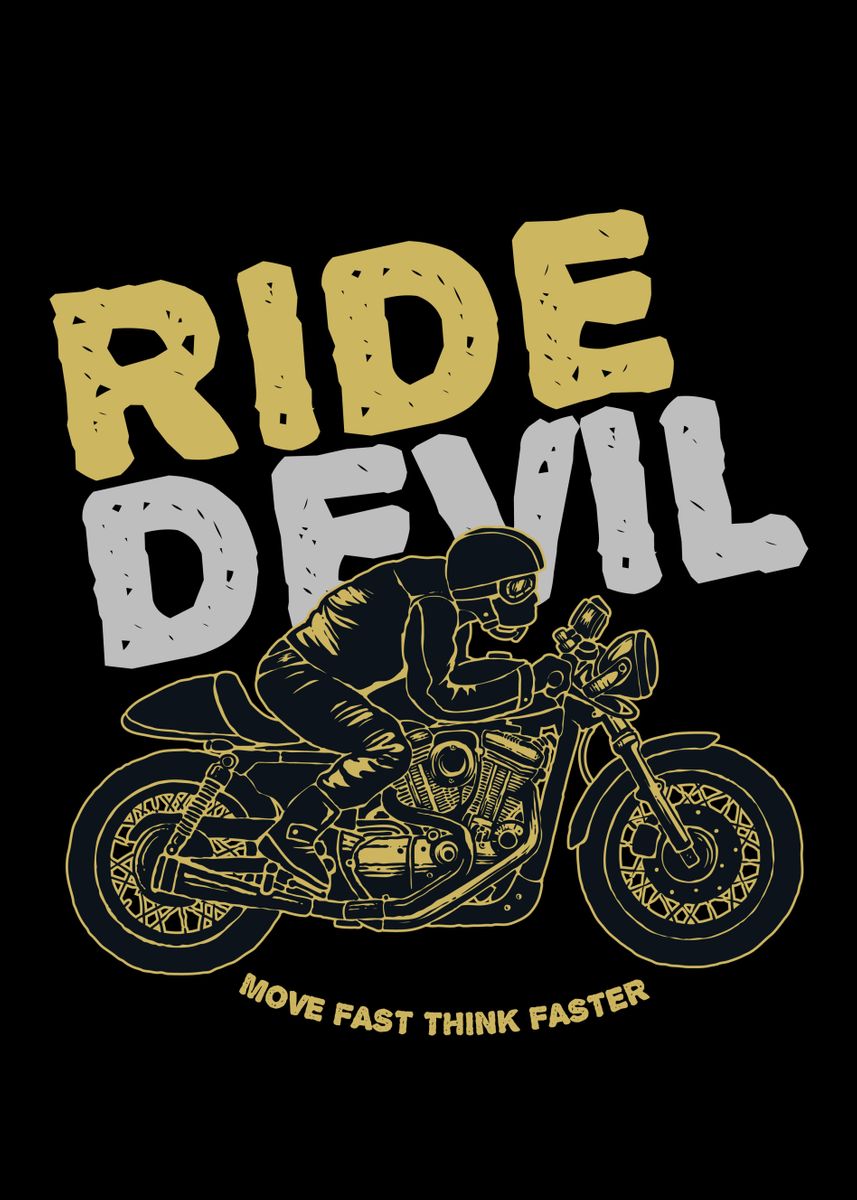 'Biker Mechanic Designs' Poster, picture, metal print, paint by Werner ...