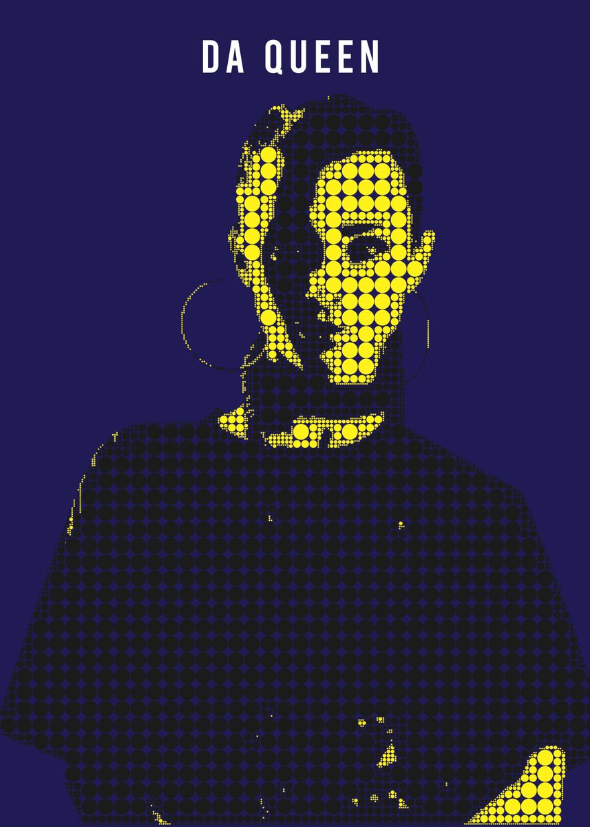 'DA QUEEN' Poster, picture, metal print, paint by Bestselling Music ...