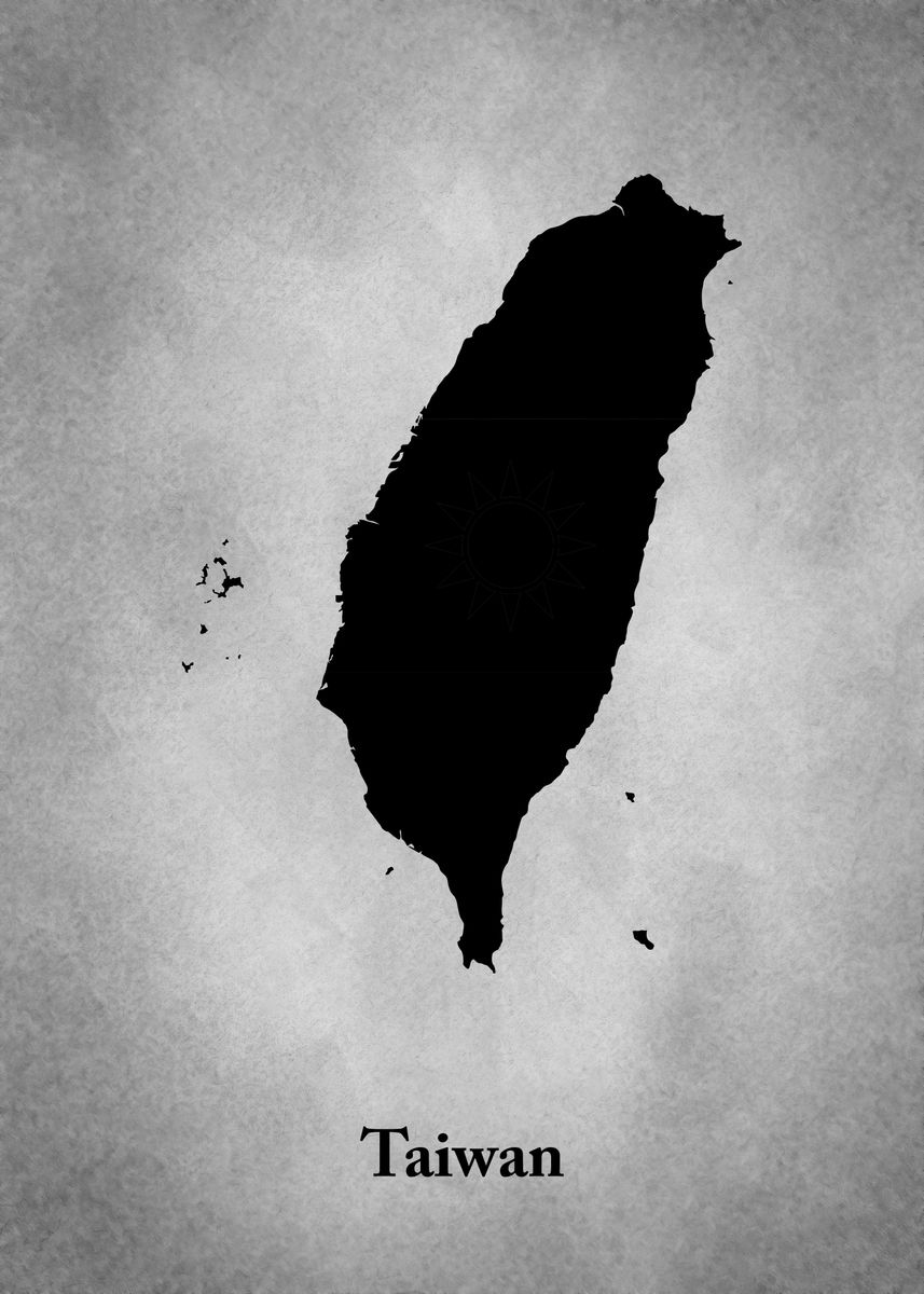 'Taiwan' Poster by B & W Arts | Displate