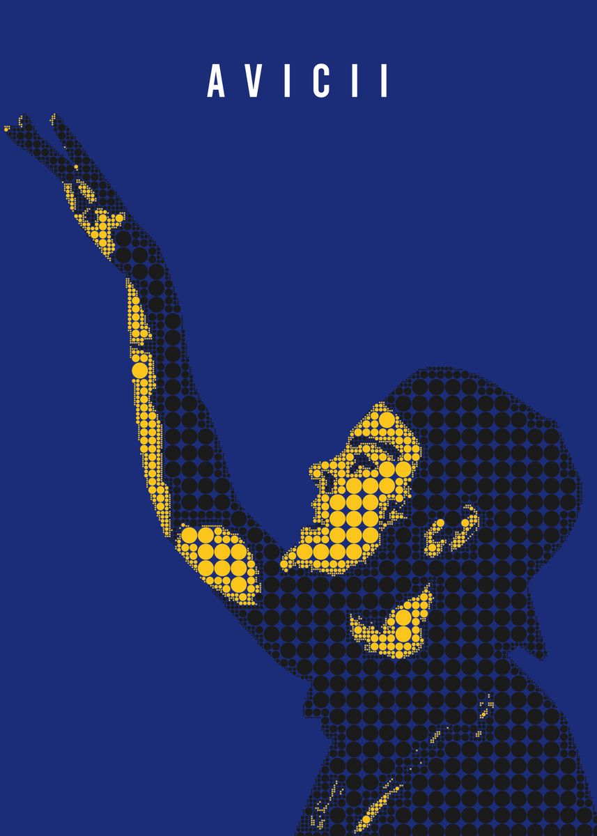 'AVICII' Poster, picture, metal print, paint by Bestselling Music ...