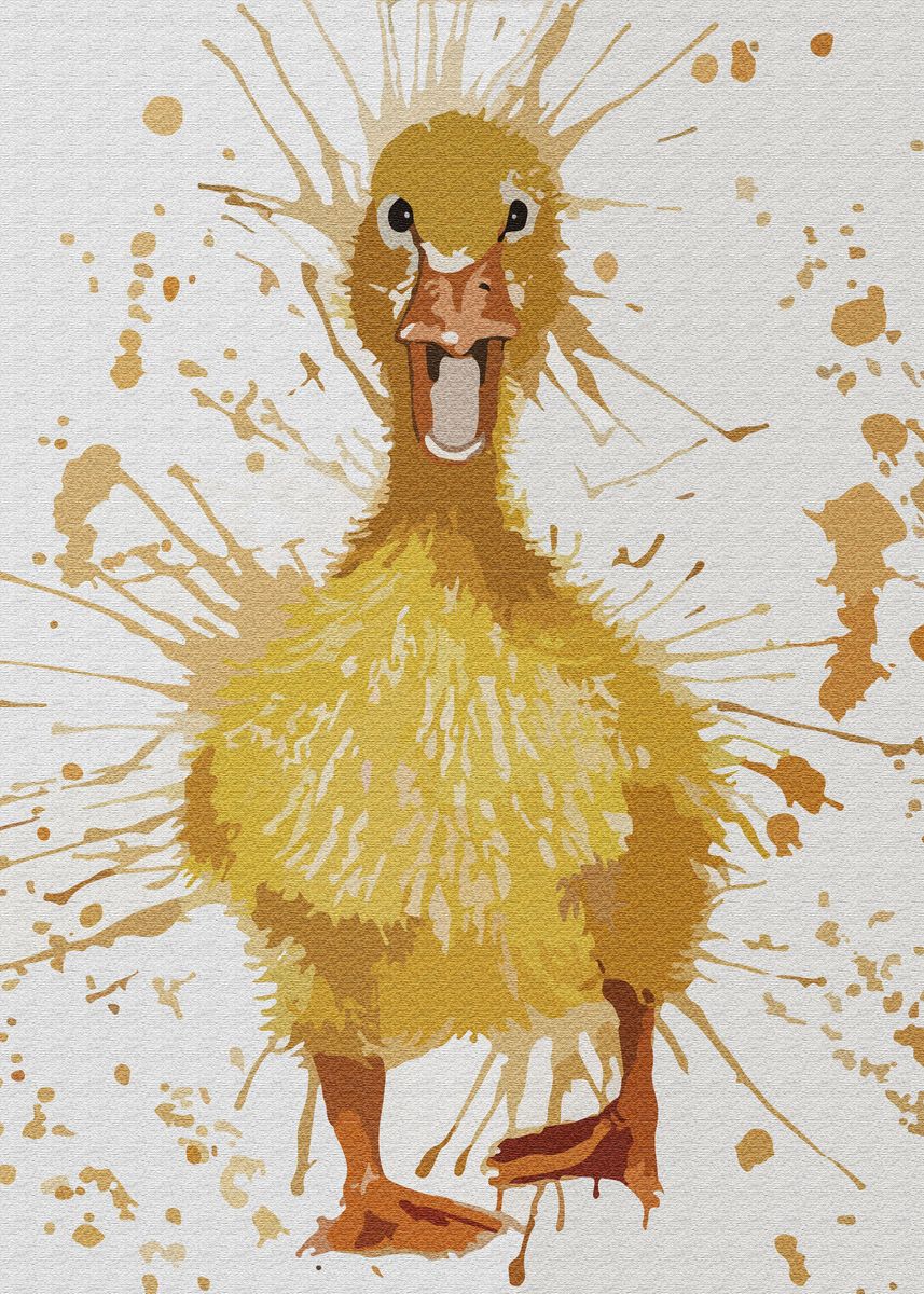 'Duck' Poster by AHC STUDIO | Displate