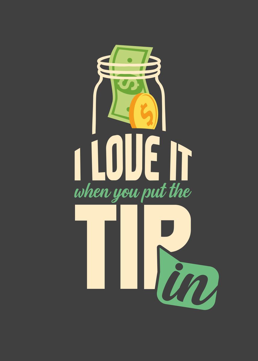 'I Love It When You Put The' Poster, picture, metal print, paint by ...