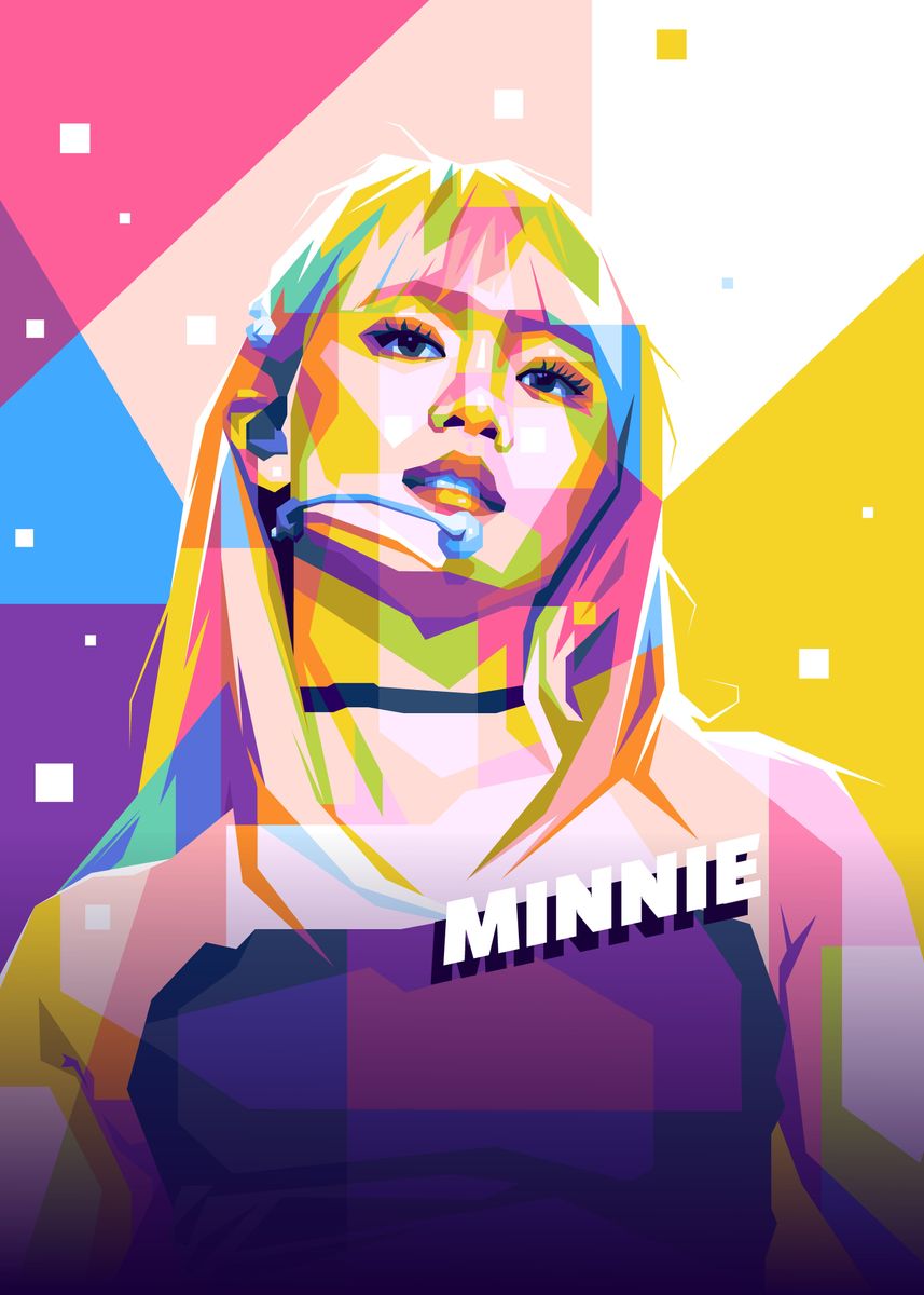 'Gidle minnie' Poster, picture, metal print, paint by Marzuqoh Ammar ...