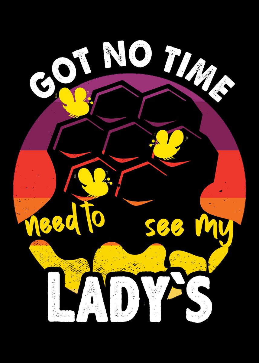 'Beekeeper Gift' Poster by Stefanie Herrmann | Displate