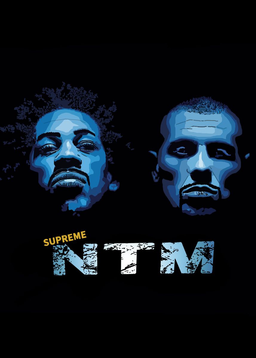 'SUPREME NTM' Poster, picture, metal print, paint by TroisiemeOeil ...