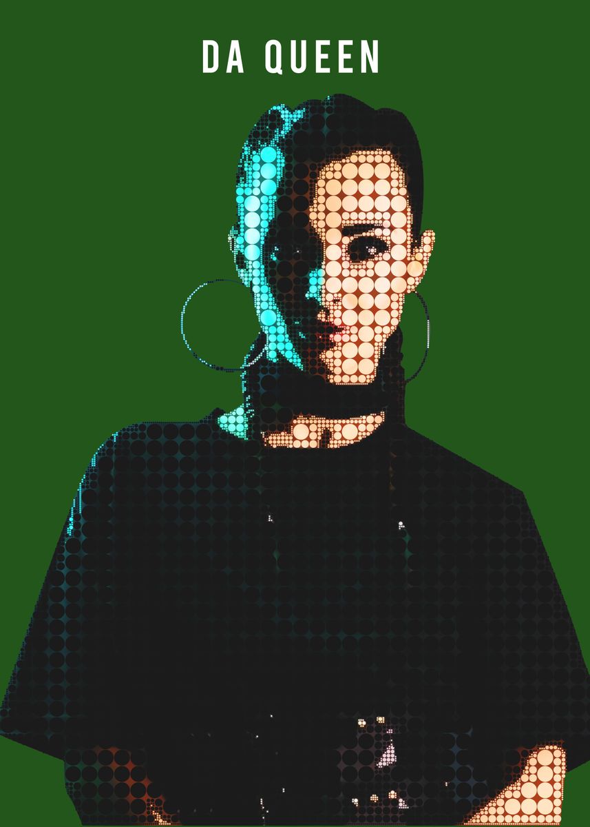 'da queen' Poster by Bestselling Music Posters | Displate