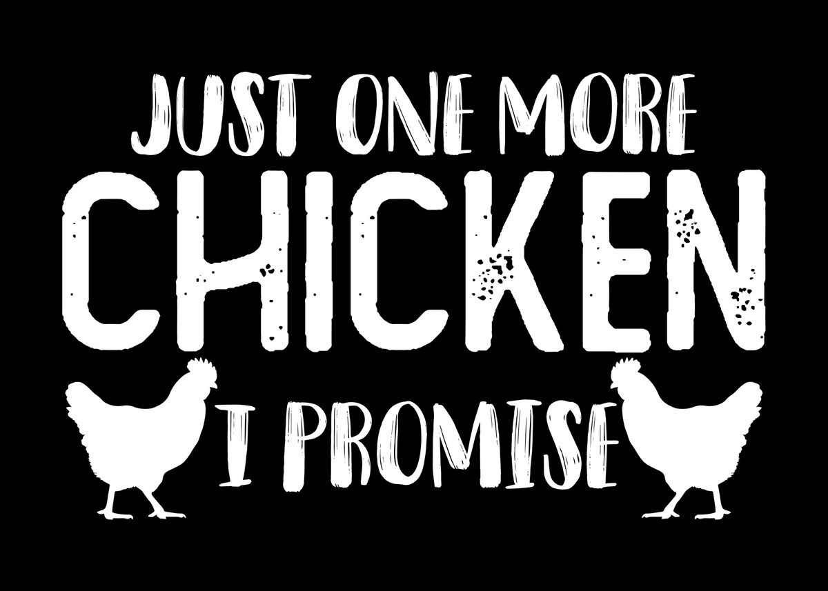 'Chickens Joke Chicken' Poster by DesignatedDesigner | Displate