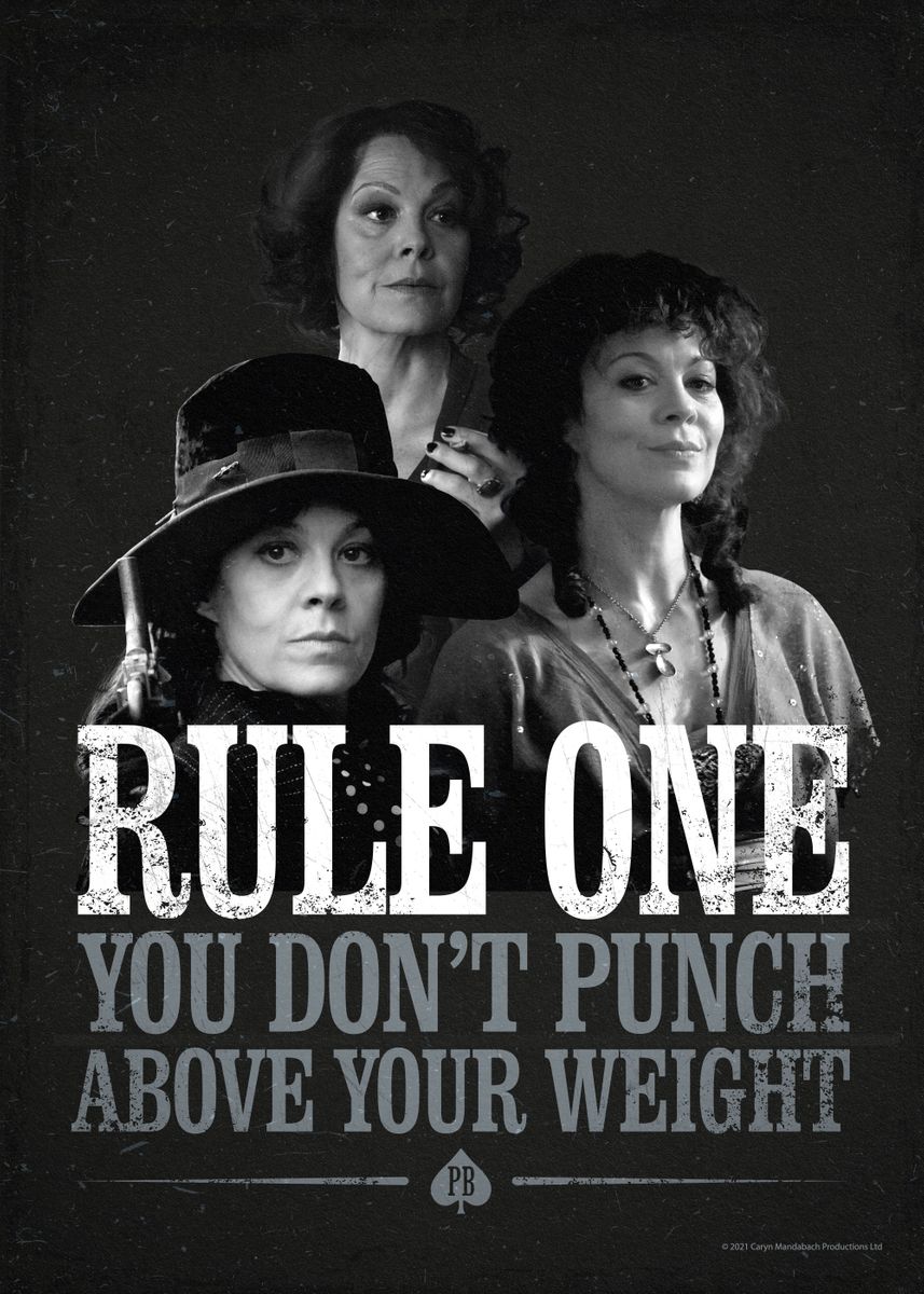 'Rule One' Poster, picture, metal print, paint by Peaky Blinders | Displate
