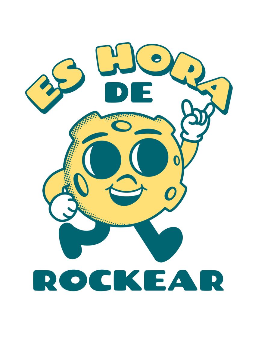 'Time to Rock' Poster, picture, metal print, paint by StonerPlates ...