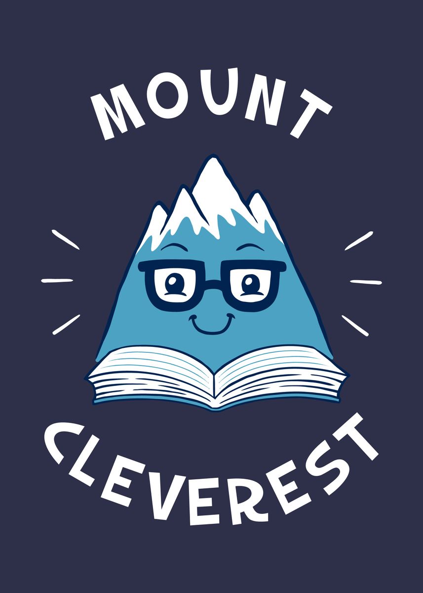 'Mount Cleverest' Poster by Yipptee | Displate