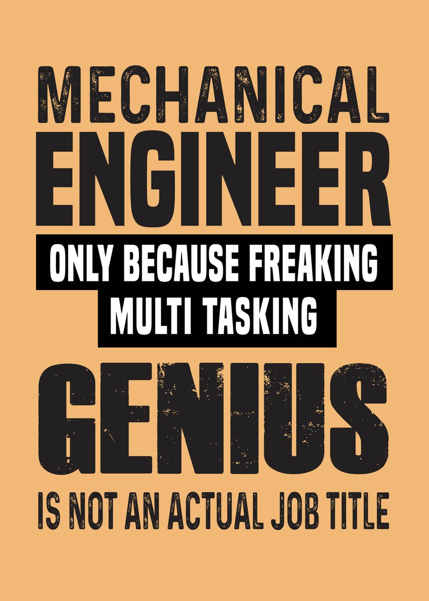 'Genius' Poster by Neon Moon | Displate