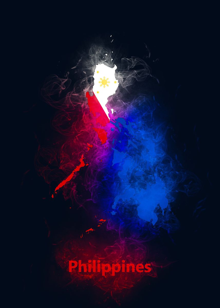 'Philippines ' Poster, picture, metal print, paint by The Bright Art ...