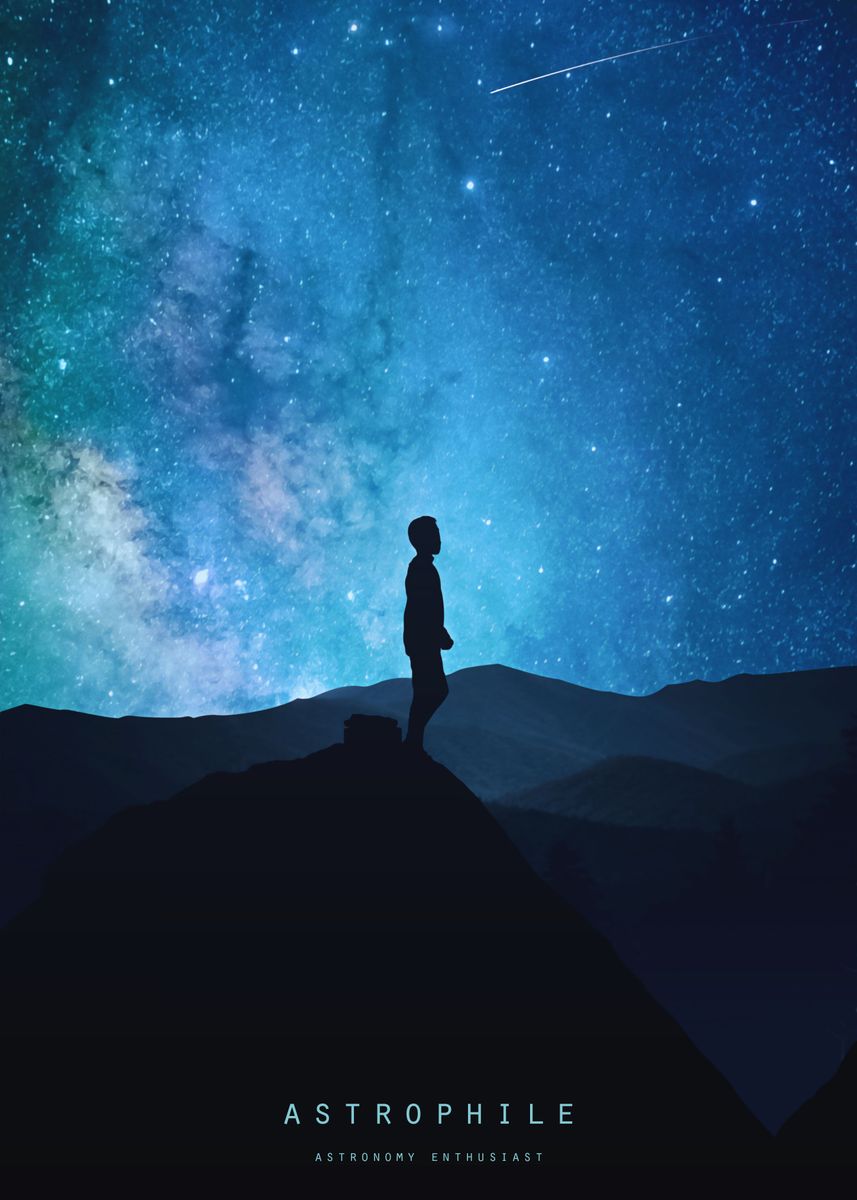 'Astrophile' Poster, picture, metal print, paint by artisticdesign 1903 ...