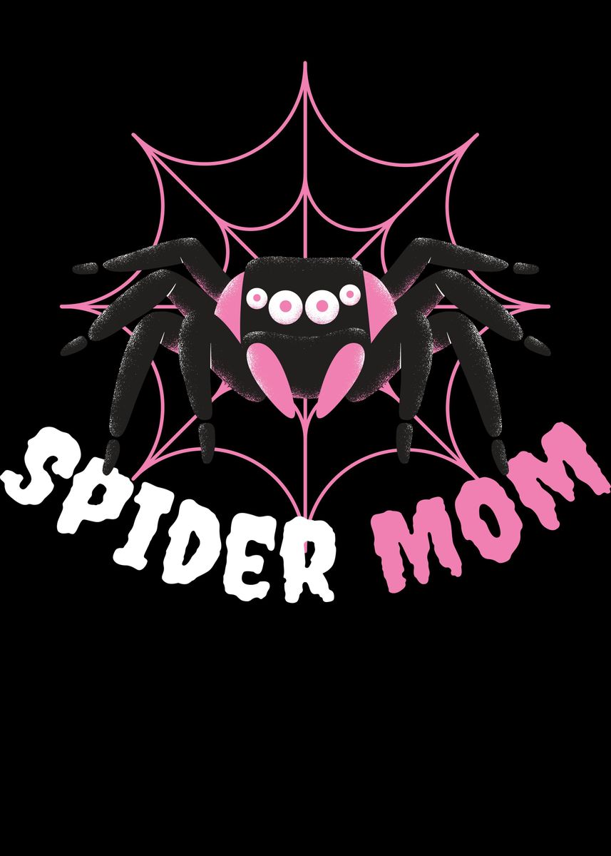 'Spider Mom' Poster by CatRobot | Displate