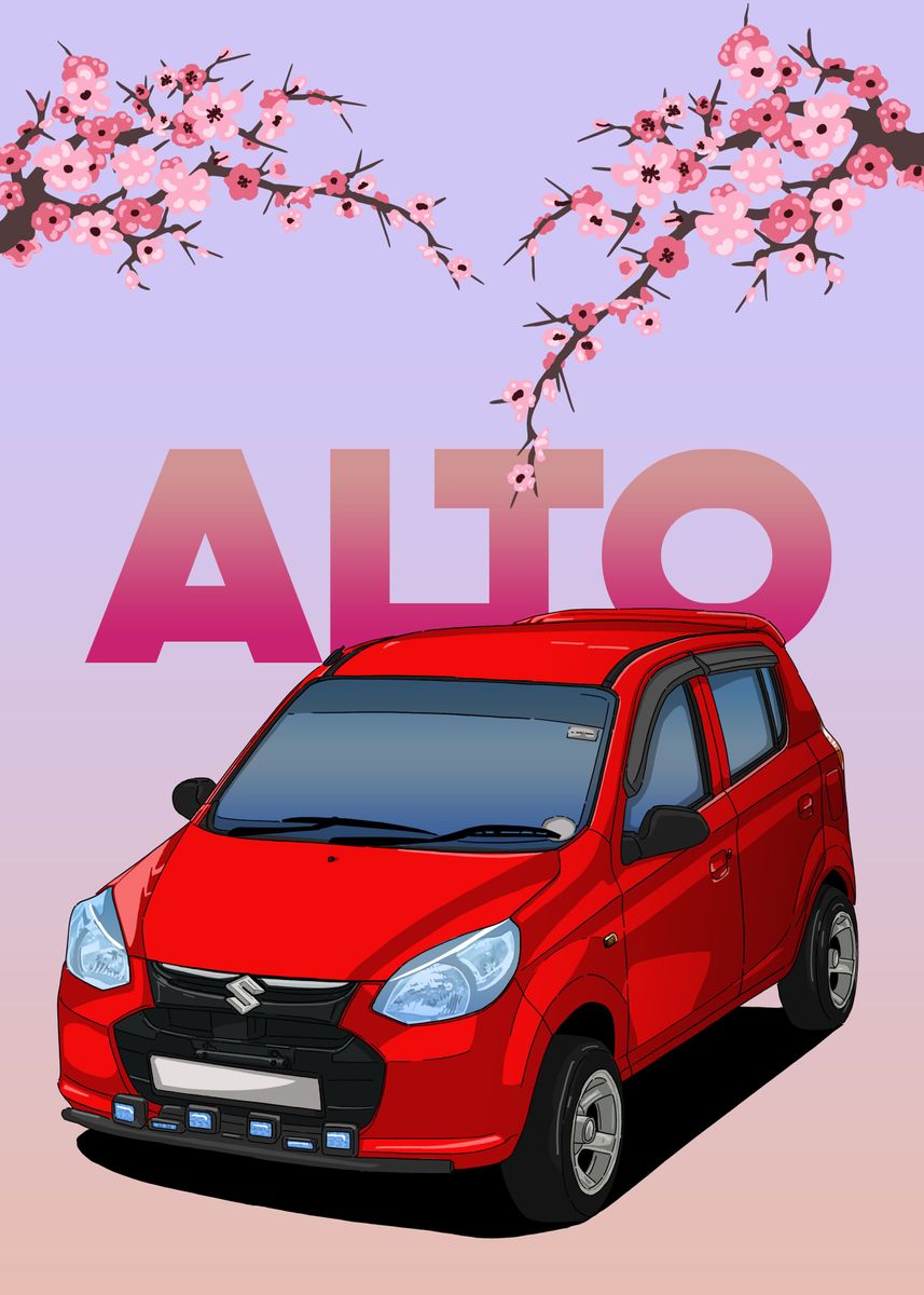 'Maruti Suzuki Alto 800' Poster, picture, metal print, paint by ND Fat ...