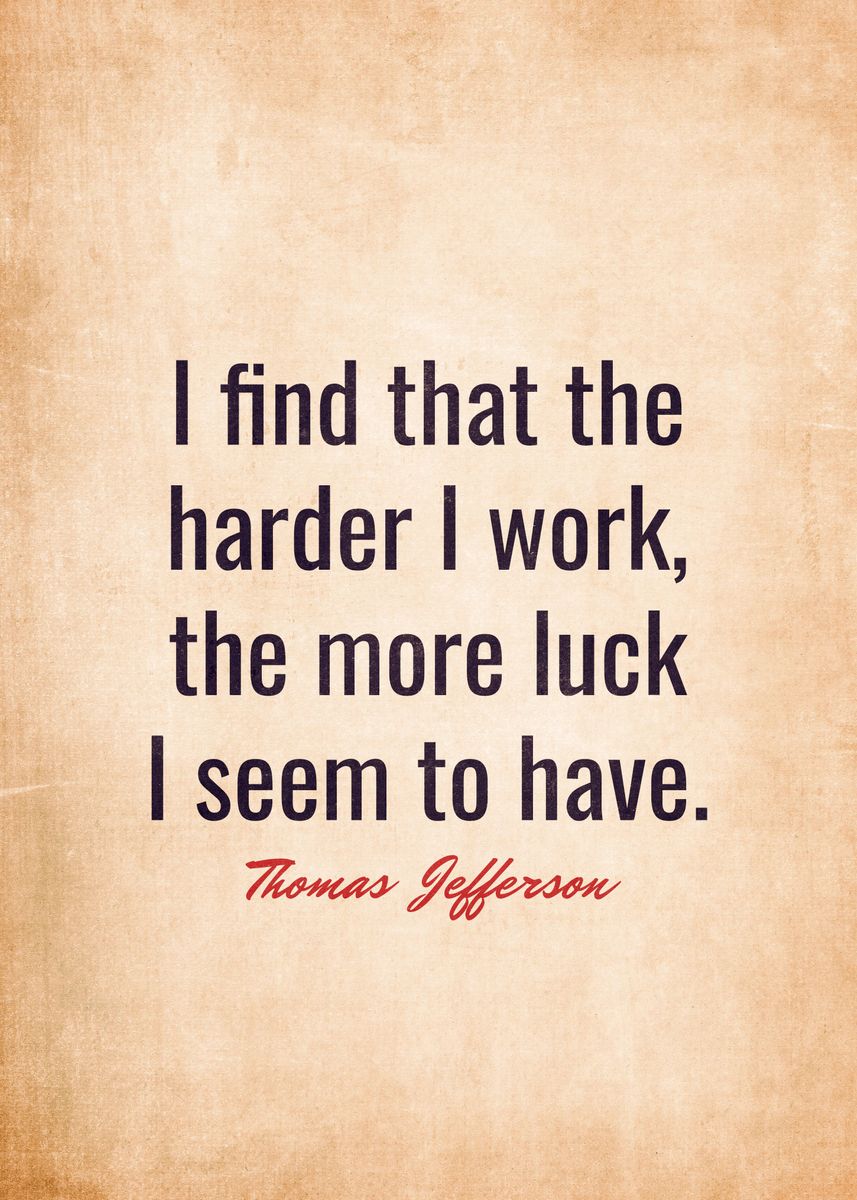 'Thomas Jefferson Quotes' Poster, picture, metal print, paint by Dicky ...