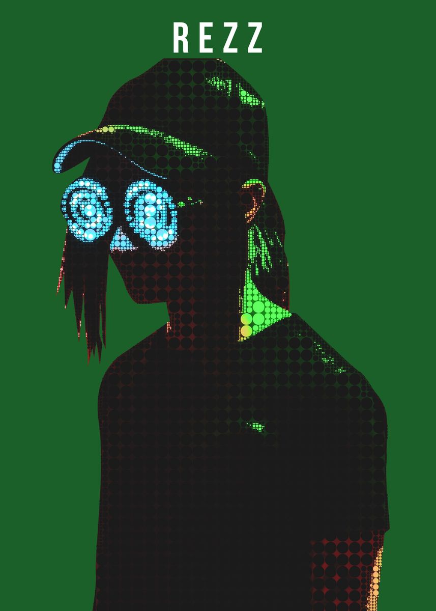 'rezz' Poster by Bestselling Music Posters | Displate