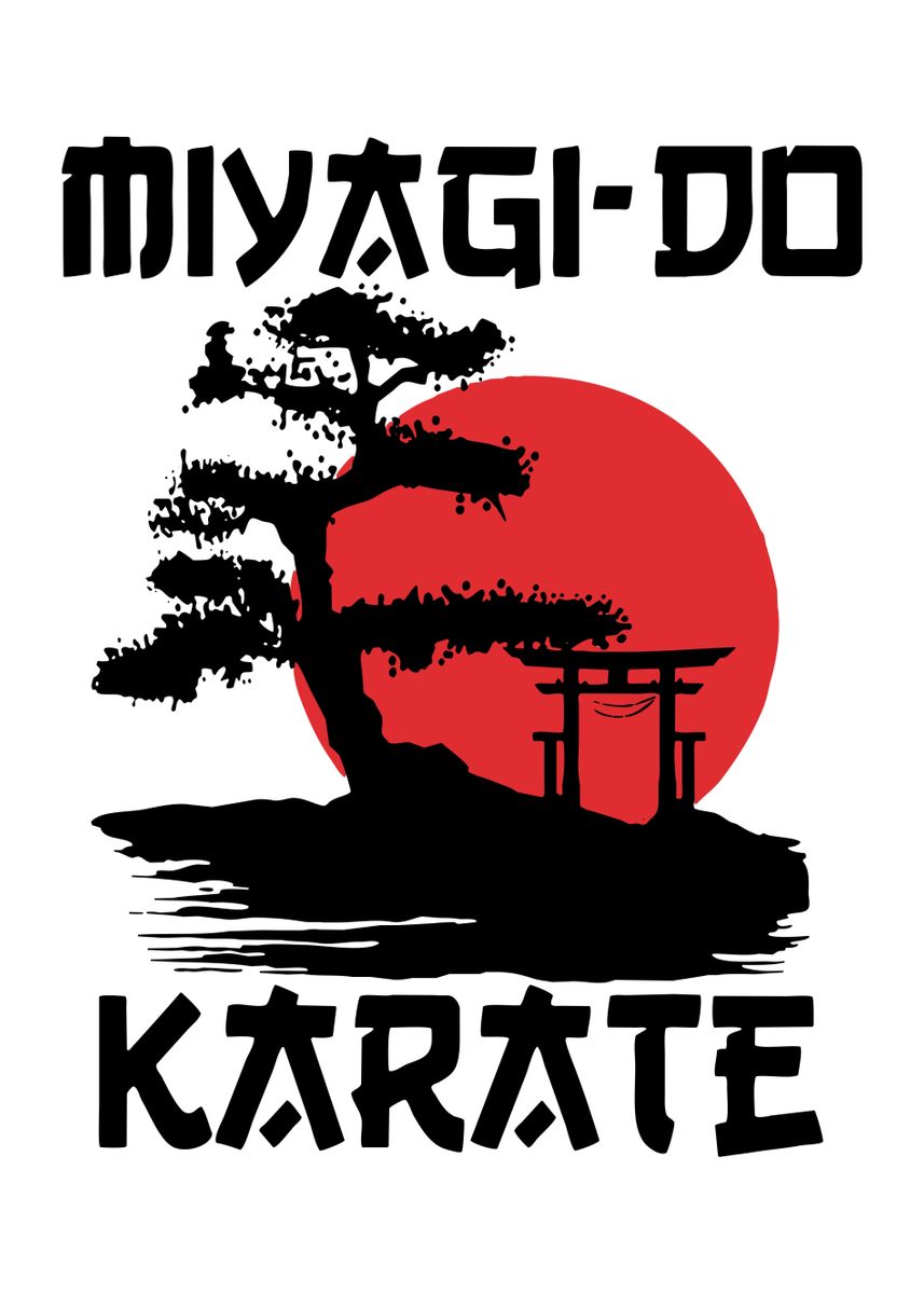 'miyagi do karate' Poster, picture, metal print, paint by jantikusuma ...