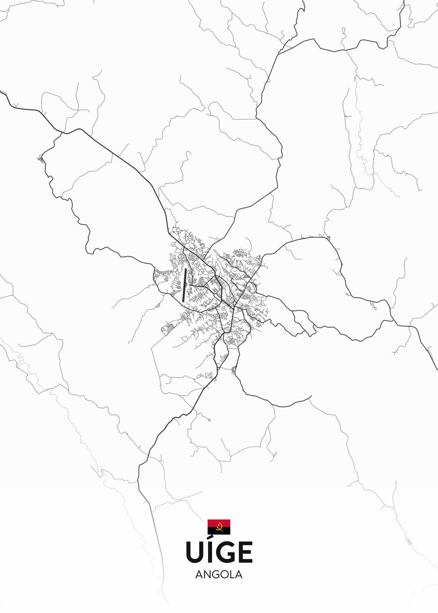 'Uige AO' Poster, picture, metal print, paint by IMR Designs | Displate