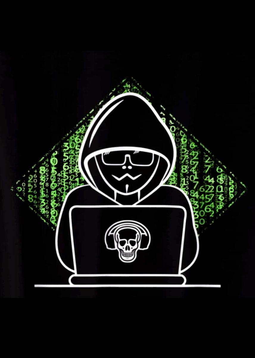 'Computer Hacker Coding' Poster by aliceq Animal | Displate