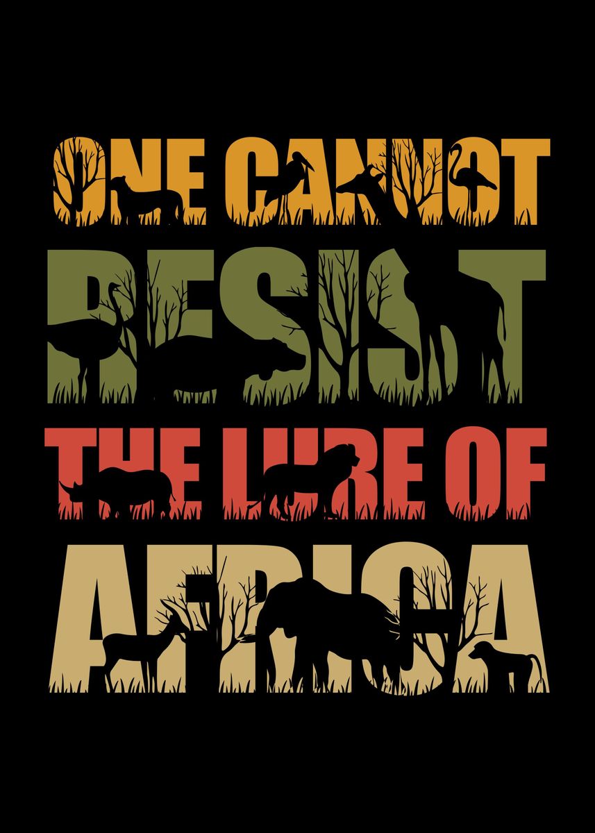 'Safari Africa Animal' Poster, picture, metal print, paint by Sebastian ...