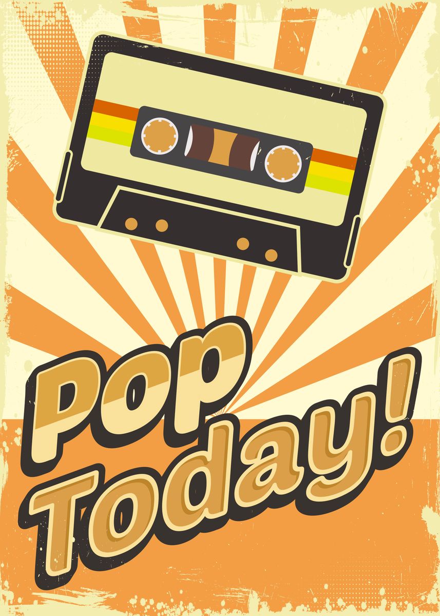 'Pop Vintage' Poster by OXT Design | Displate