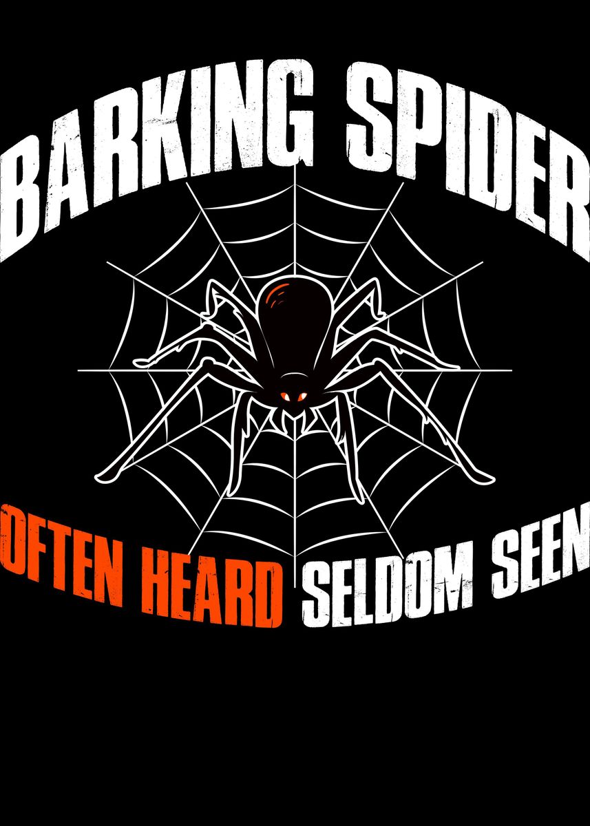 'Barking Spider' Poster, picture, metal print, paint by CatRobot | Displate