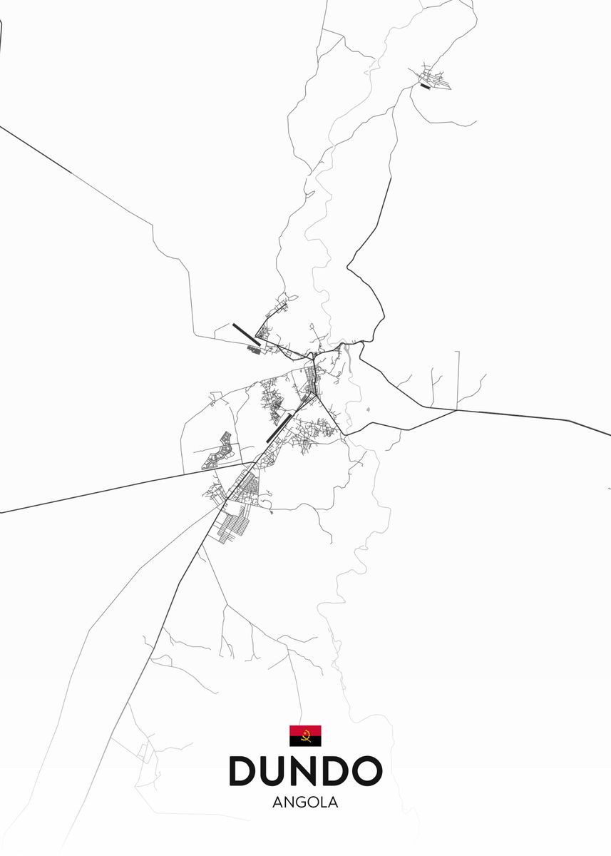 'Dundo AO' Poster, picture, metal print, paint by IMR Designs | Displate