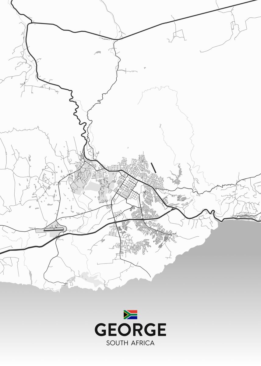 'George ZA' Poster, picture, metal print, paint by IMR Designs | Displate