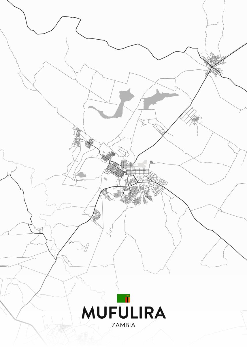 'Mufulira ZM' Poster by IMR Designs | Displate