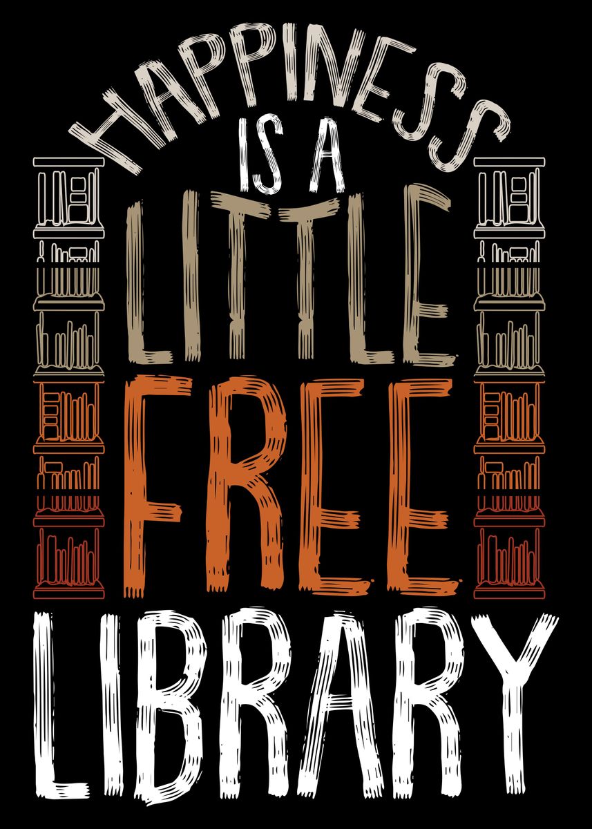 'Funny Librarian Pun' Poster, picture, metal print, paint by Sabine ...