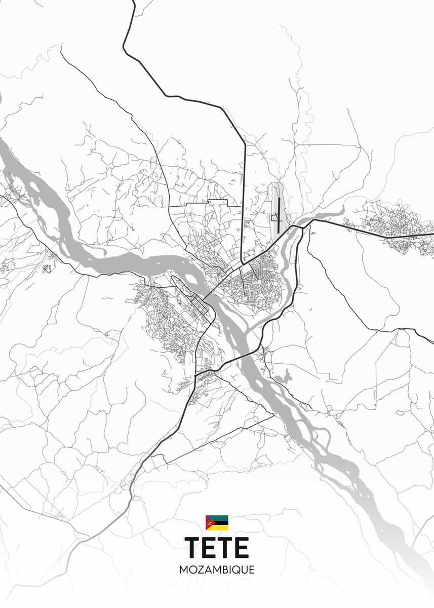 'Tete MZ' Poster, picture, metal print, paint by IMR Designs | Displate