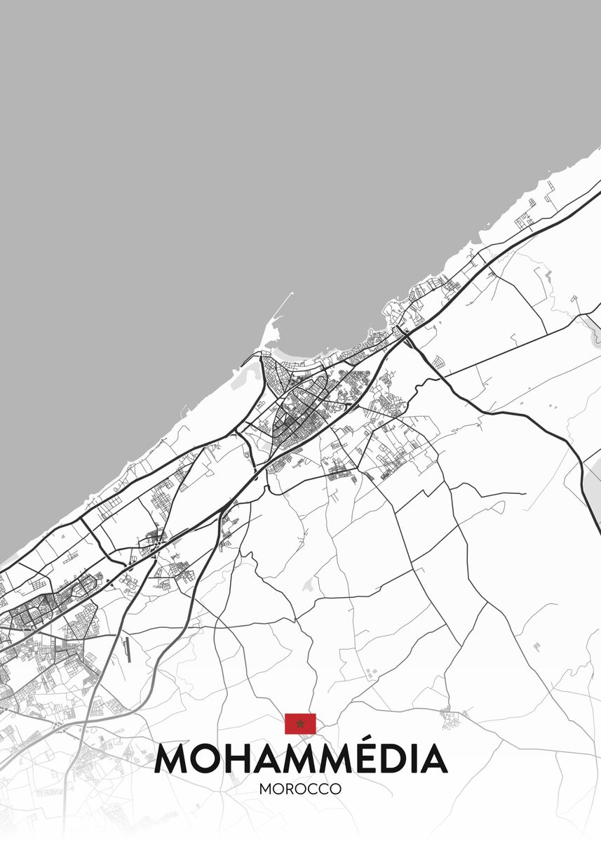 'Mohammedia MA' Poster, picture, metal print, paint by IMR Designs ...