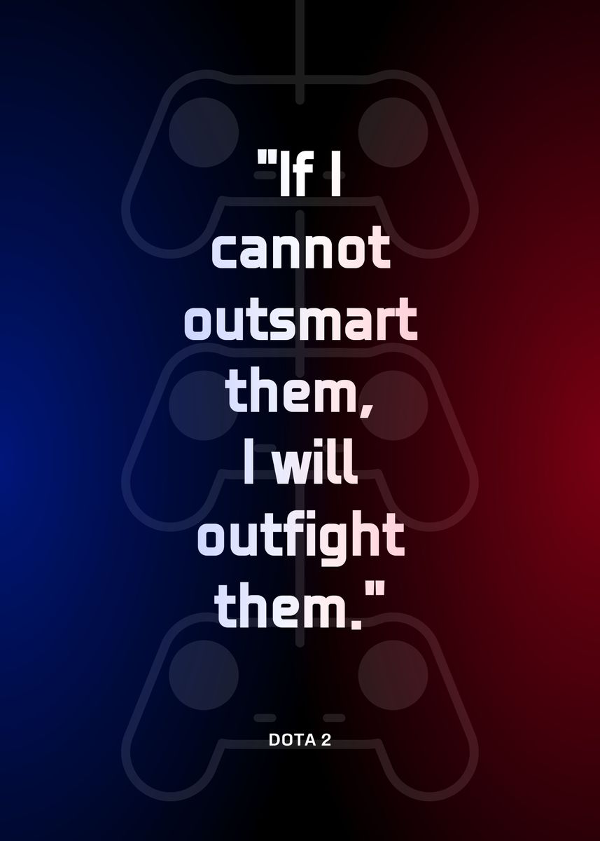 'Gaming Quotes 3' Poster, picture, metal print, paint by Ziartz Poster ...