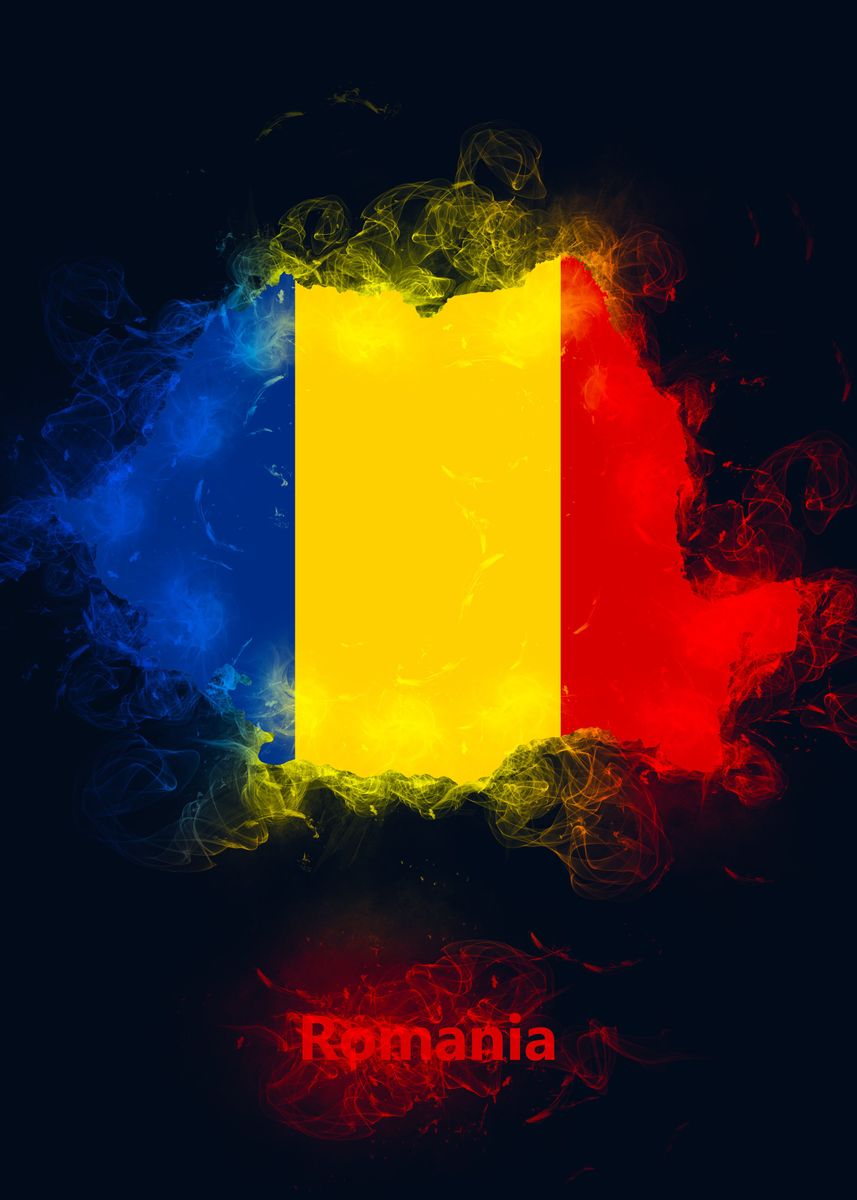'Romania ' Poster by The Bright Art | Displate
