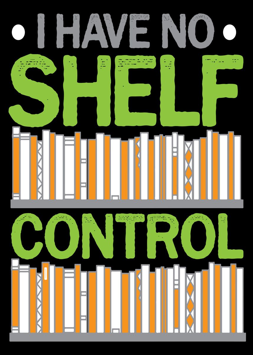 'Funny Librarian Pun' Poster, picture, metal print, paint by Sabine ...