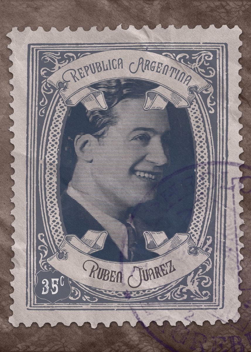 'Ruben Juarez' Poster, picture, metal print, paint by Petra ...