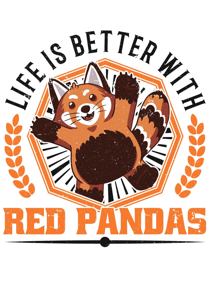 'Life Is Better With Red' Poster by FavoritePlates | Displate