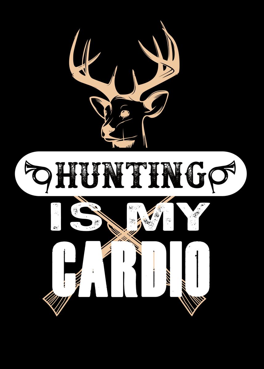 'Cardio' Poster, picture, metal print, paint by Neon Moon | Displate