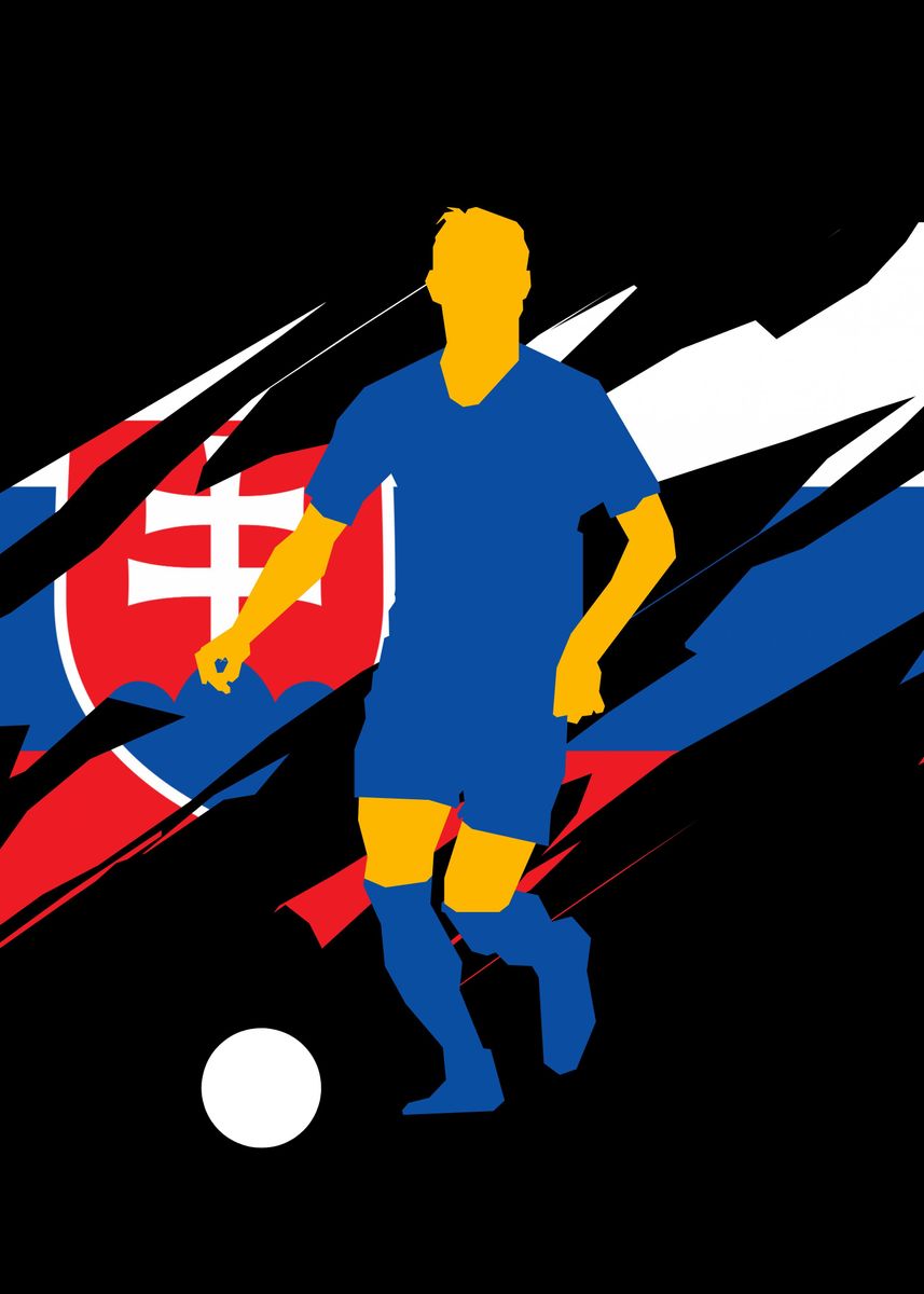 'Slowakia Football Players' Poster by dapartwork | Displate