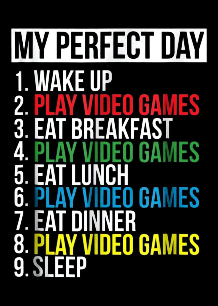 'my perfect day' Poster, picture, metal print, paint by jantikusuma ...