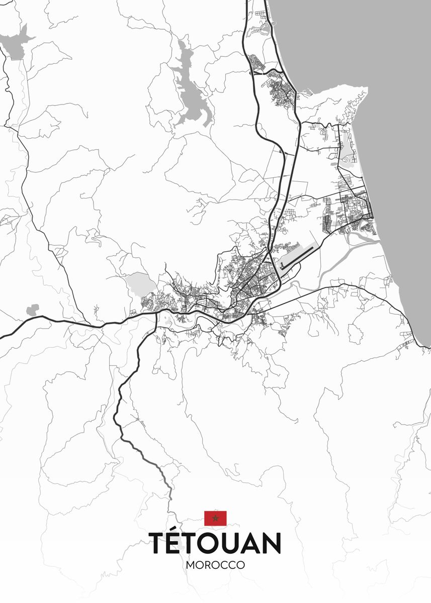 'Tetouan MA' Poster by IMR Designs | Displate