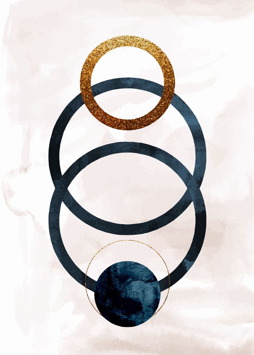 'Abstract Watercolor Space ' Poster by ichimdp | Displate