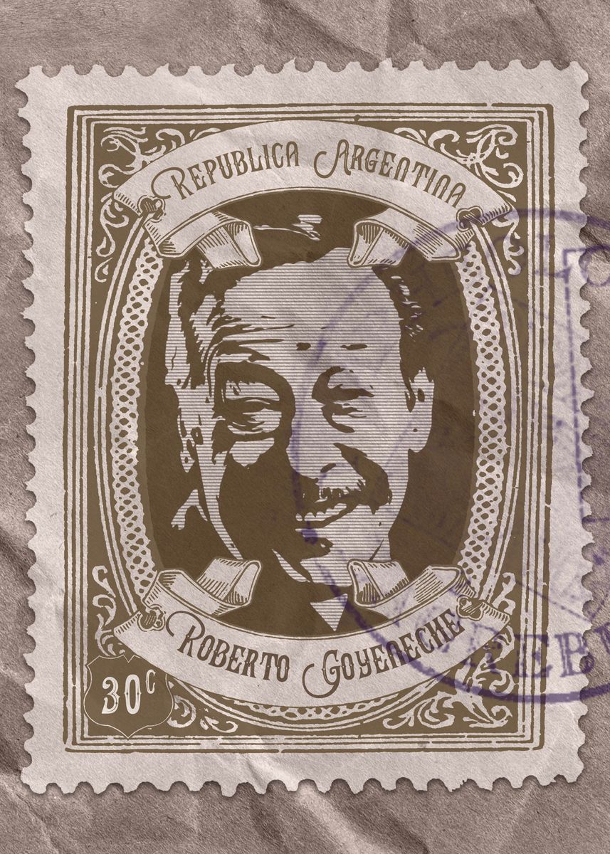 'Roberto Goyeneche' Poster by Petra Rommelfanger | Displate